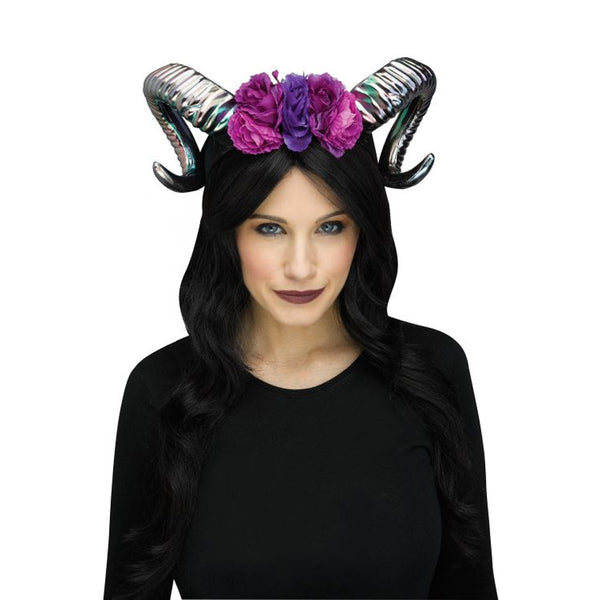 Oil Slick/Horn Flower Headpiece - Mystique Costumes