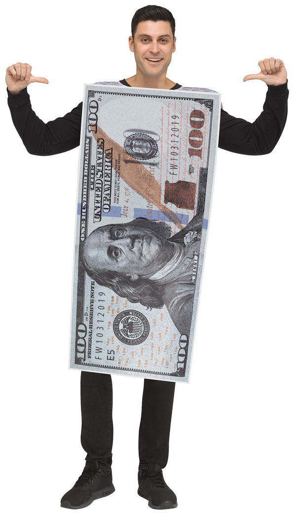 100 Dollar Bill - Mystique Costumes