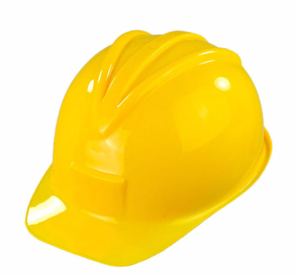 Plastic Yellow Construction Hat - Mystique Costumes