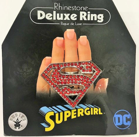 Supergirl Rhinestone Ring - Mystique Costumes
