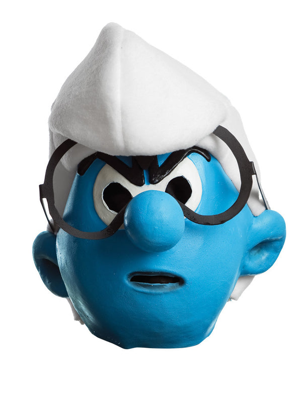 Brainy Smurf Mask - Mystique Costumes
