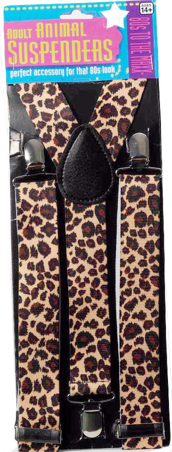 Leopard Suspenders - Mystique Costumes