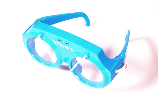 Wiper Glasses with Flashing Light Blue - Mystique Costumes