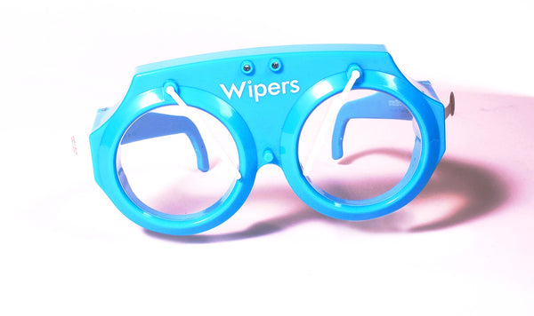 Wiper Glasses with Flashing Light Blue - Mystique Costumes