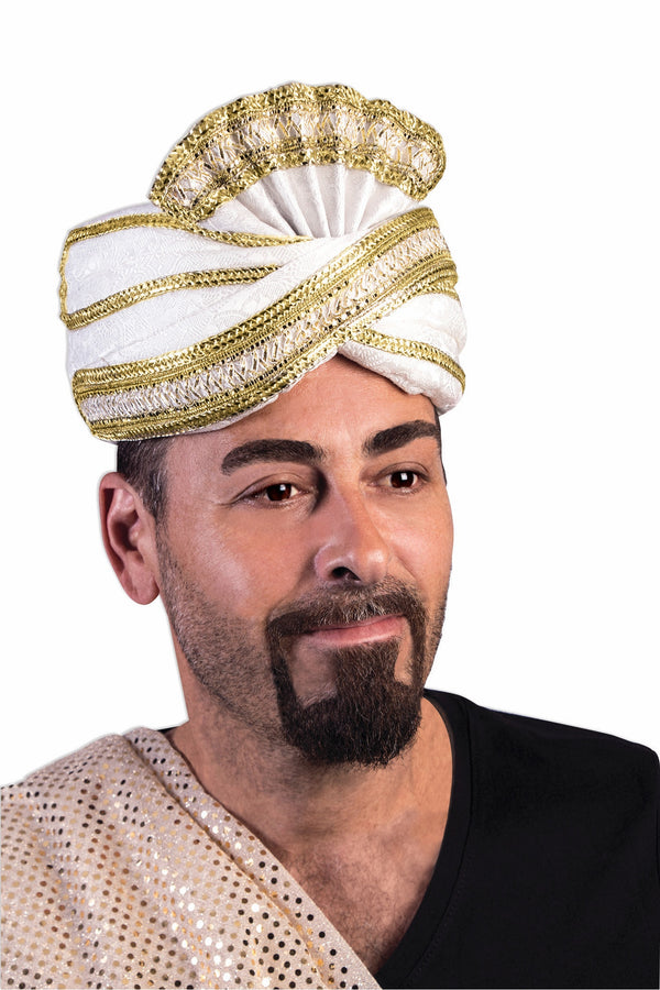 Sultan Hat White - Mystique Costumes