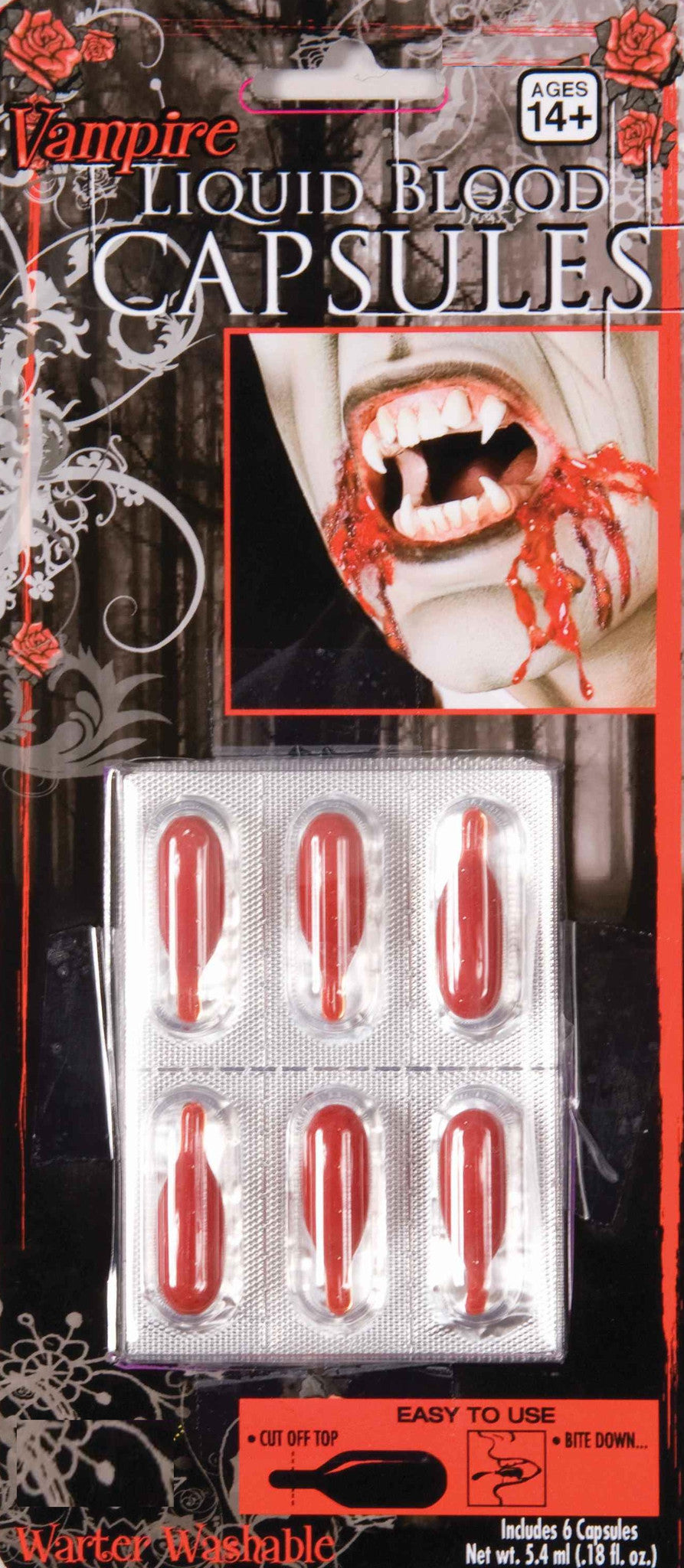 Blood Capsules - Mystique Costumes