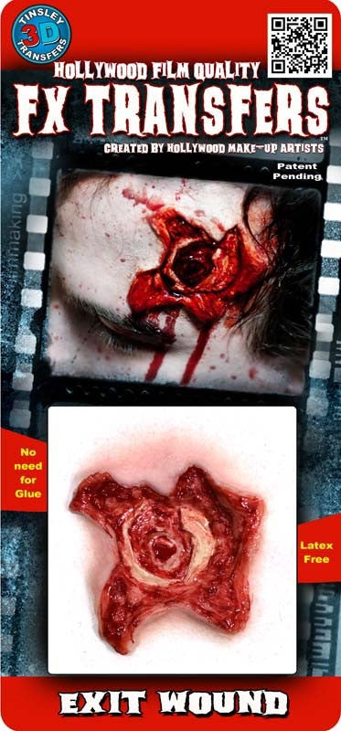 3D FX Transfers "Exit Wound" - Mystique Costumes