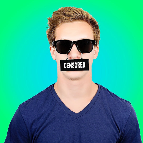 Censored Sun-Stache - Mystique Costumes