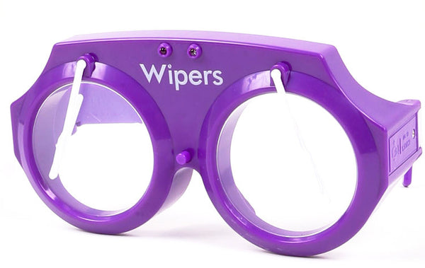 Wiper Glasses with Flashing Light Purple - Mystique Costumes