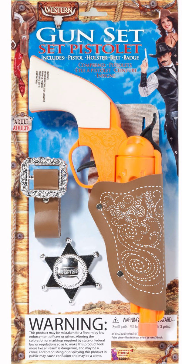 Vinyl Cowboy Holster & Gun Set - Mystique Costumes